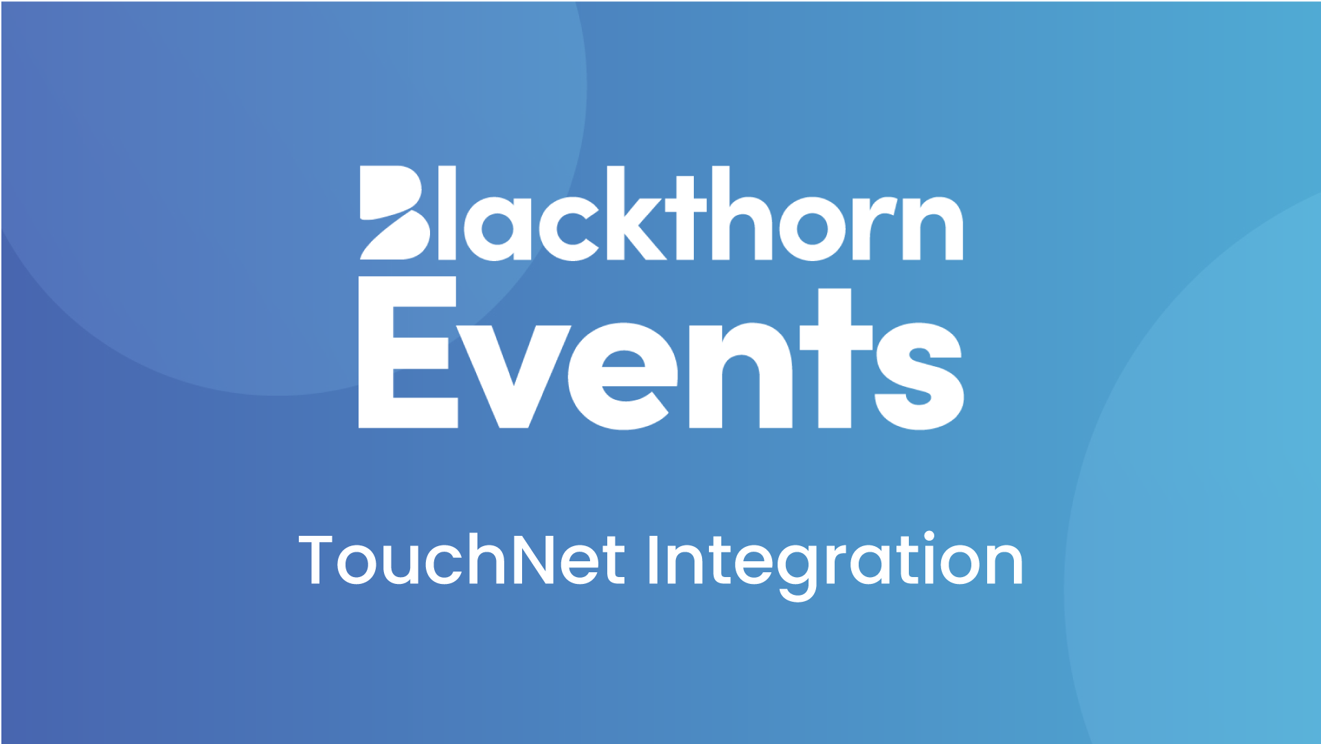 Use TouchNet for Paid Events | Blackthorn